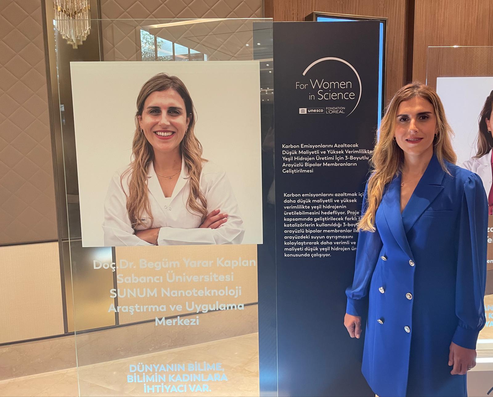 SUNUM - SUNUM Researcher awarded the National Young Scientist Woman